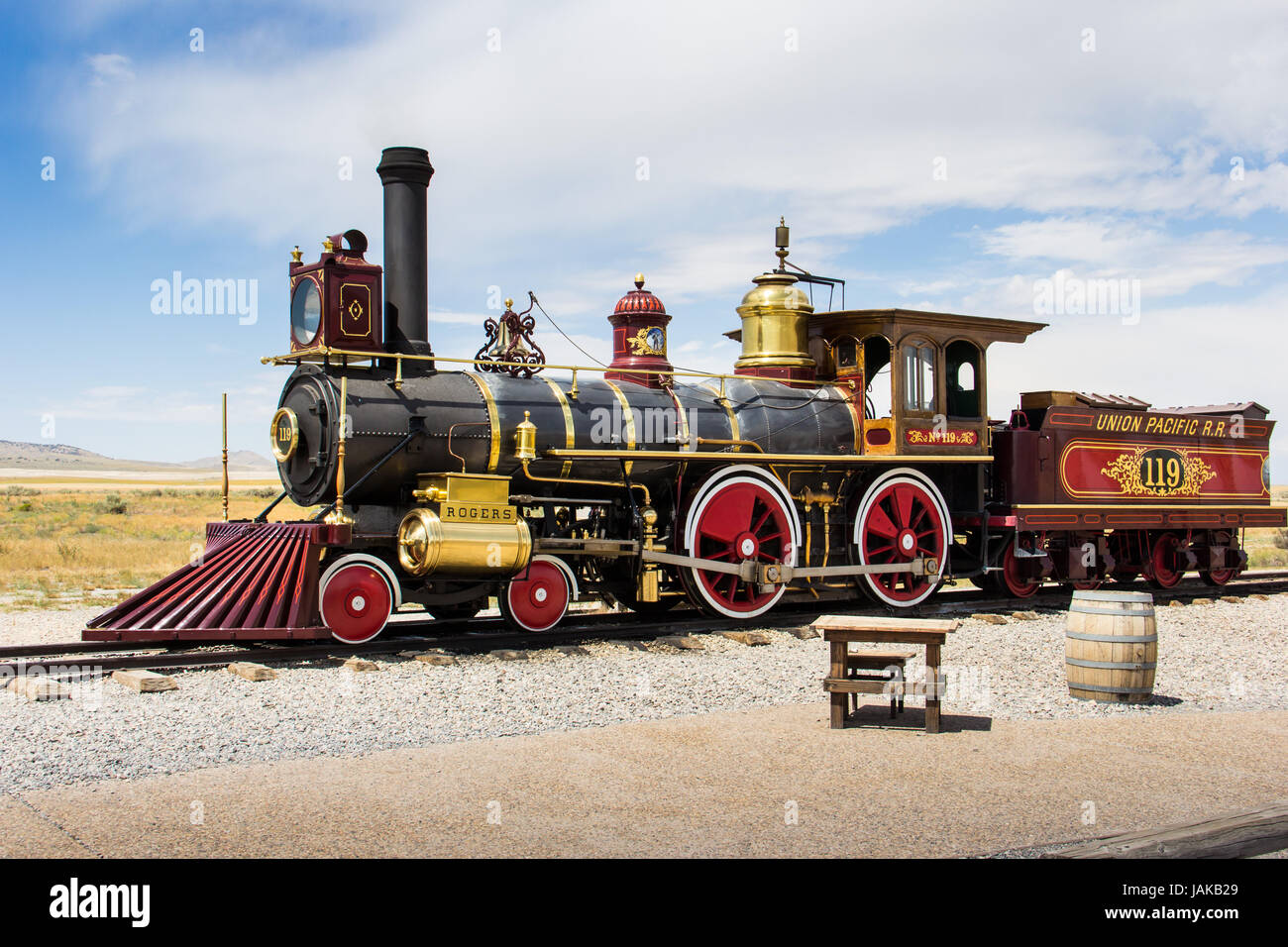 Golden spike 1869 hi-res stock photography and images - Alamy