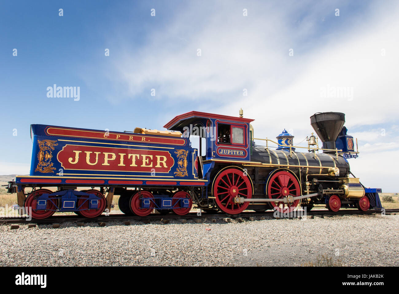 Central pacific steam locomotive jupiter hi-res stock photography and ...