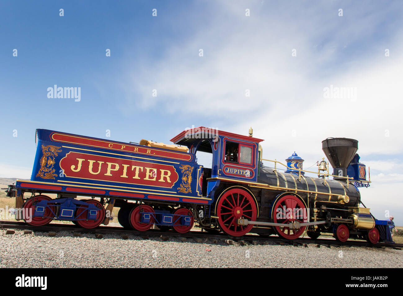 ´jupiter´ locomotive steam engine golden hi-res stock photography and ...