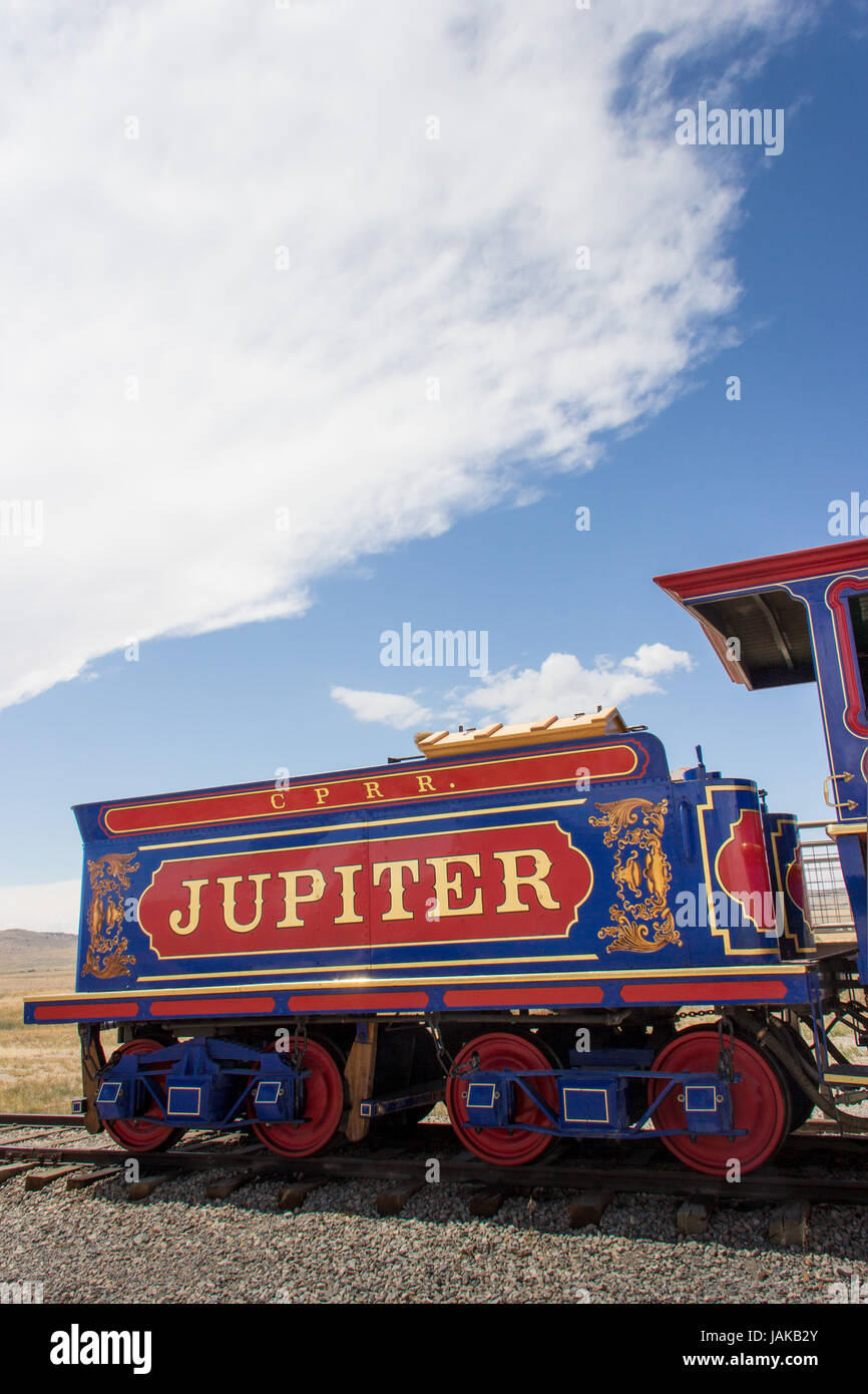 Central pacific steam locomotive jupiter hi-res stock photography and ...