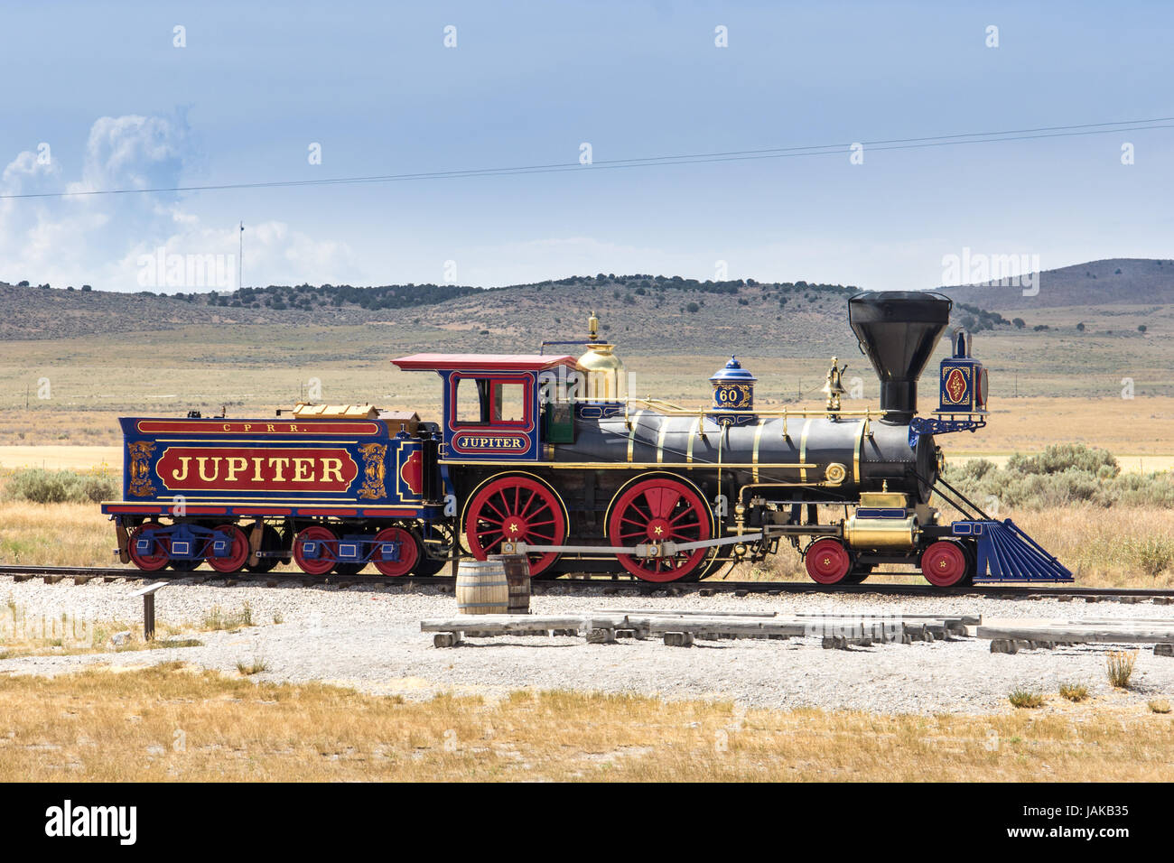 Central pacific steam locomotive jupiter hi-res stock photography and ...