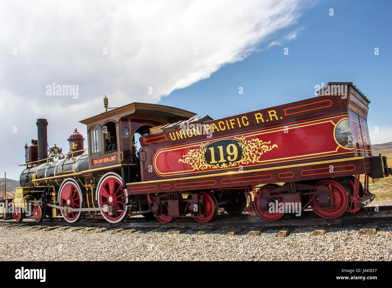 Central pacific steam locomotive jupiter hi-res stock photography and ...