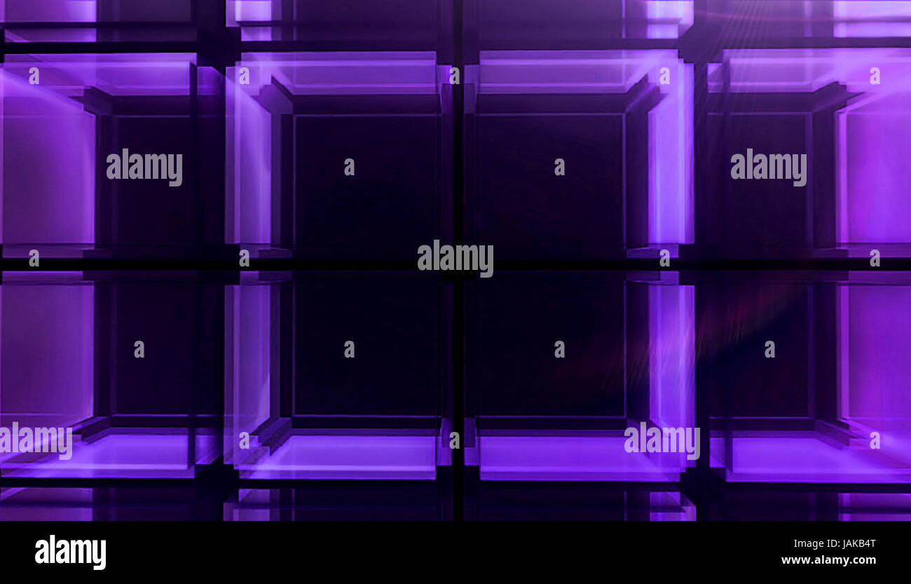the digital Cube graphic of color background Stock Photo - Alamy
