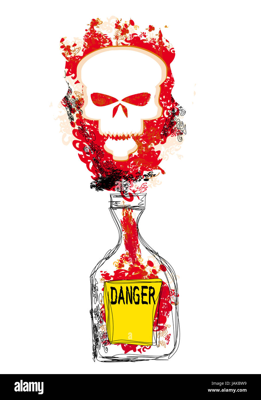 bottle of poison Stock Photo - Alamy