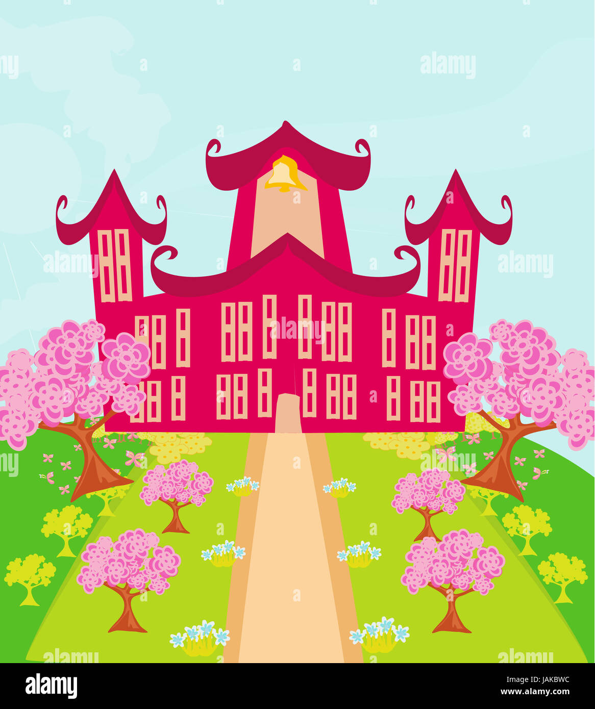 funny school building Stock Photo - Alamy