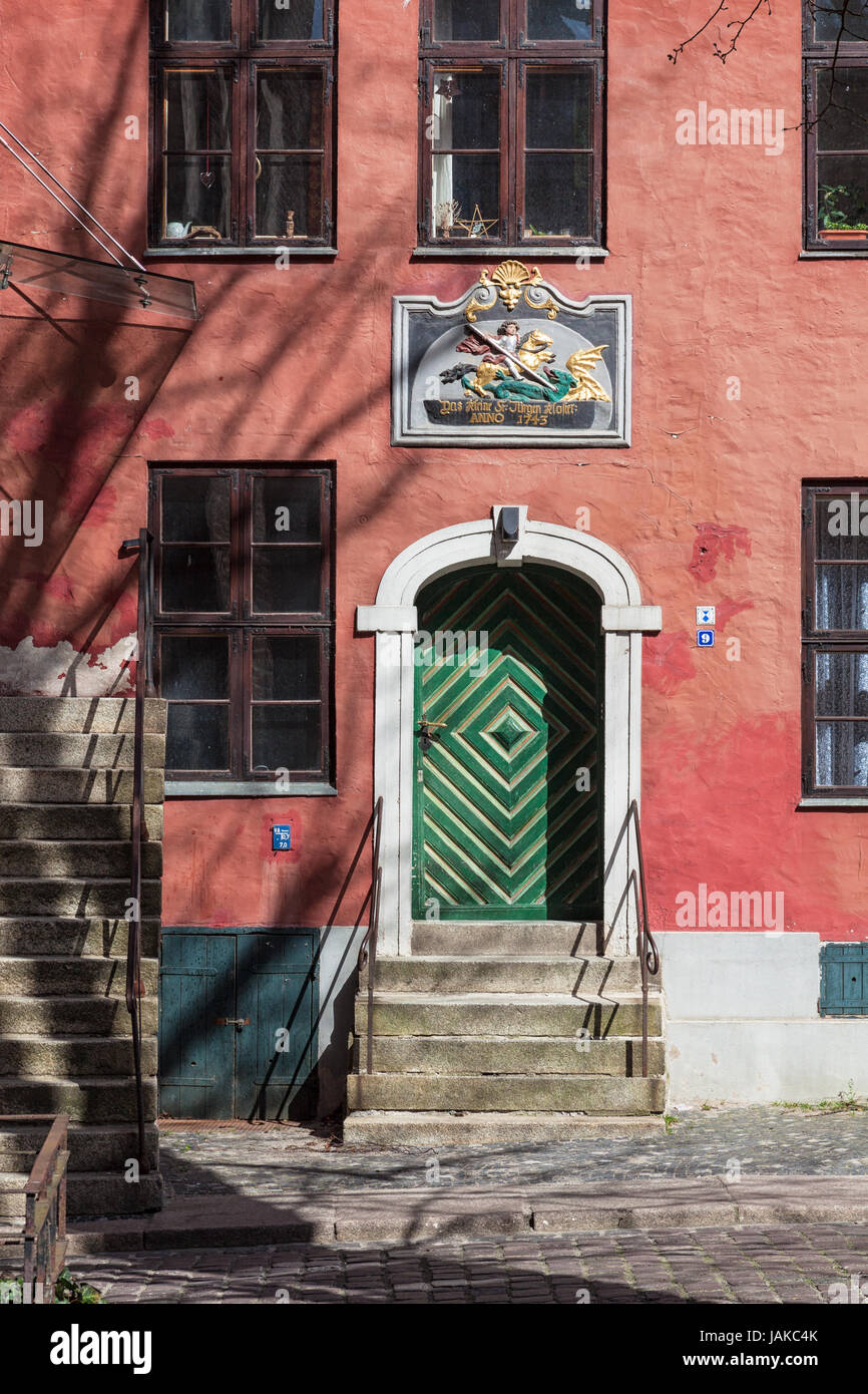 Historisches Gebäude in Stralsund Stock Photo - Alamy