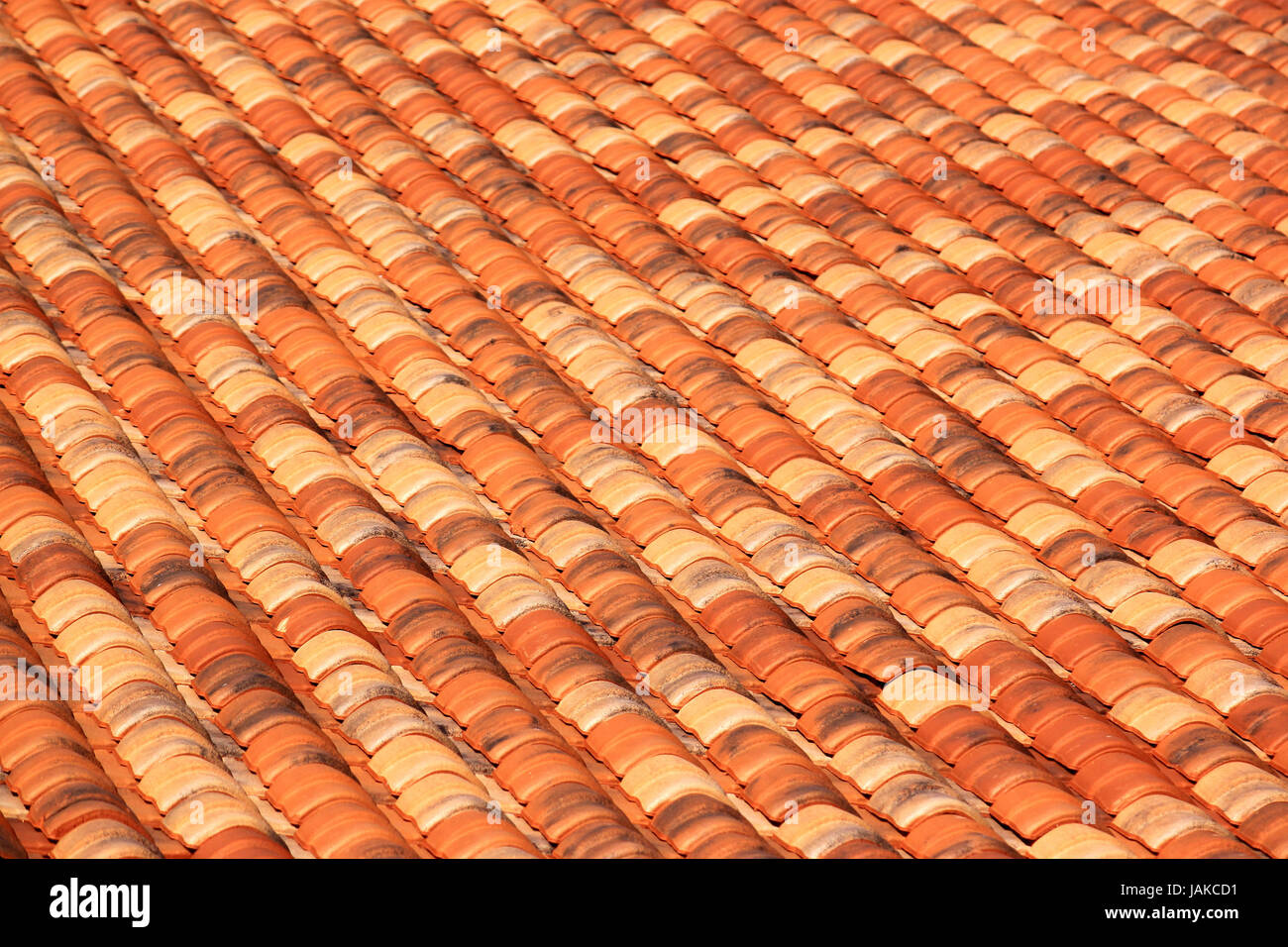 roof of a house covered with tiles Basque Stock Photo - Alamy