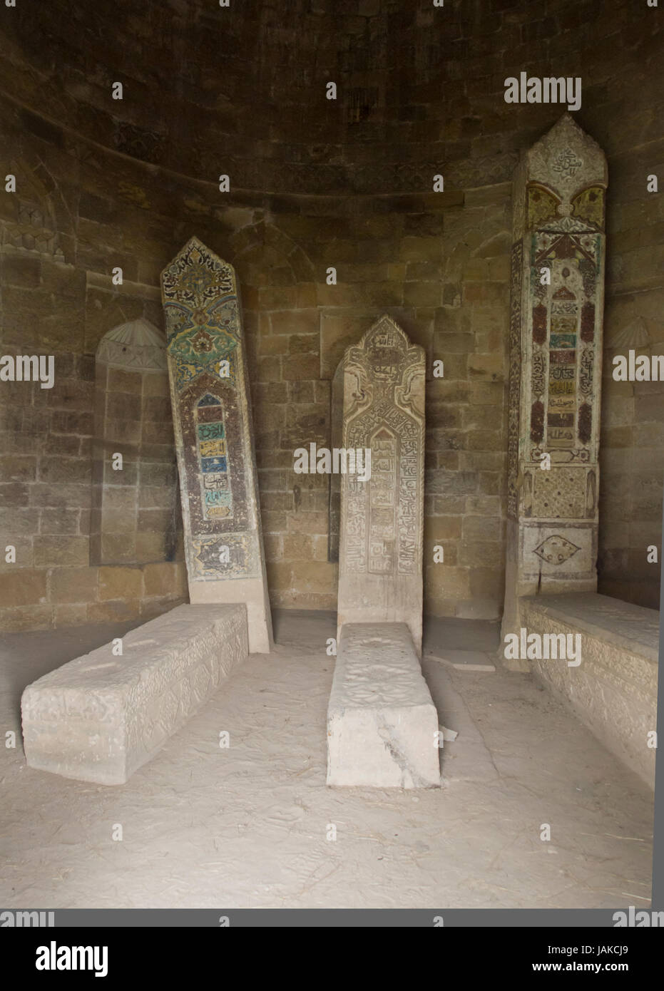 Yeddi Gumbez, Shirvan Domes or the Shamakhi mausoleum, tombs of Shirvan ...