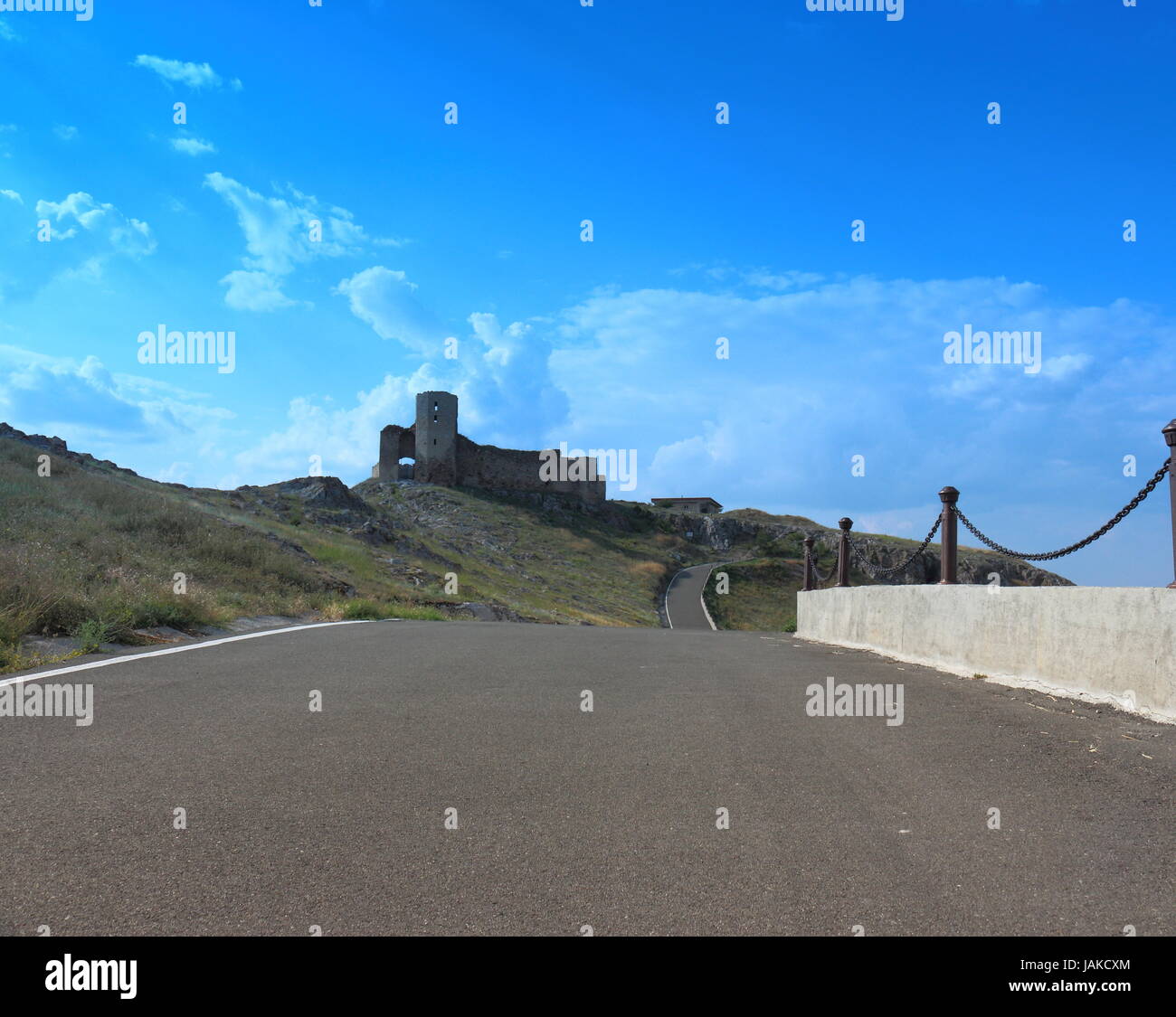 Enisala castle hi-res stock photography and images - Alamy