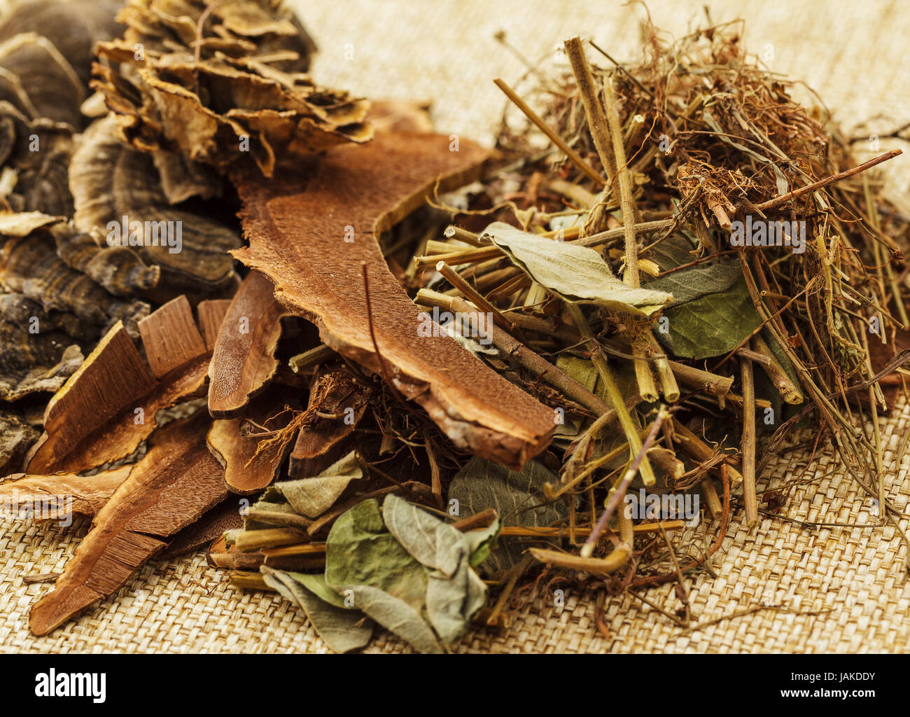 Dried chinese herb medicine Stock Photo - Alamy