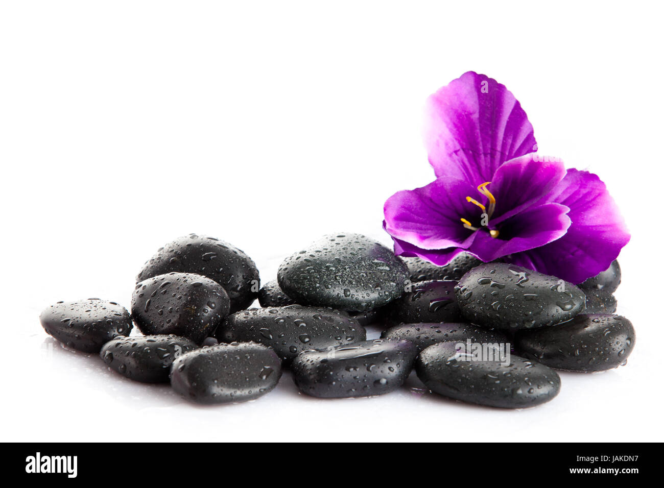 Zen pebbles. background of a spa with stones Stock Photo - Alamy