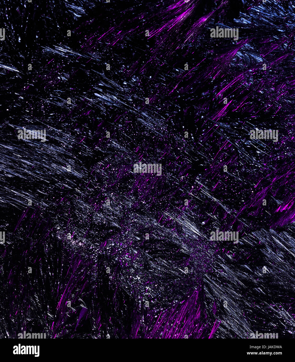 ice block structure with frost pattern, illuminated with violet effect ...