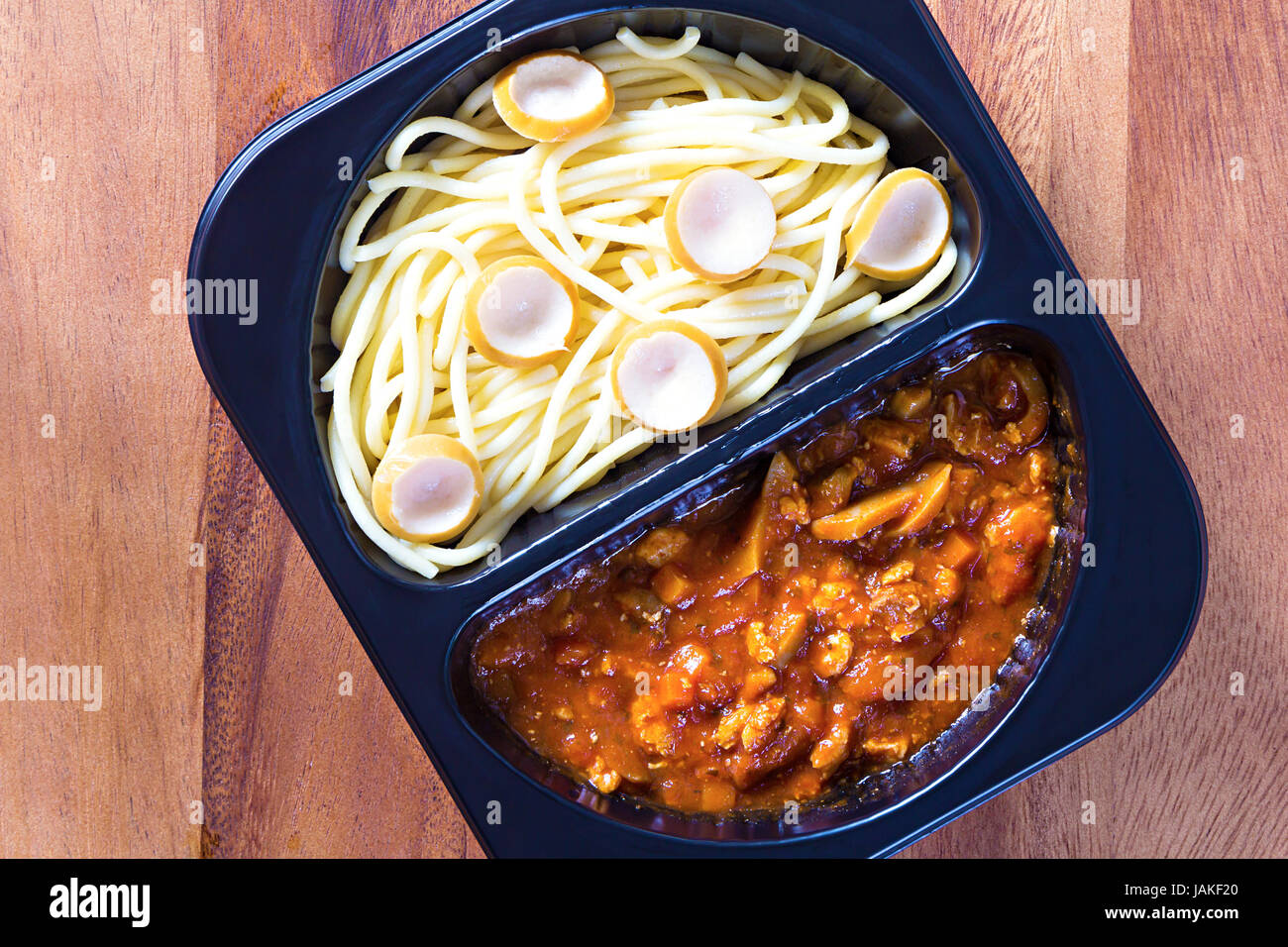 Plastic container pasta tomato sauce hi-res stock photography and ...