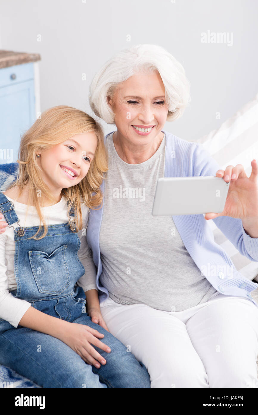 Grandmother mature granddaughter hi-res stock photography and images ...