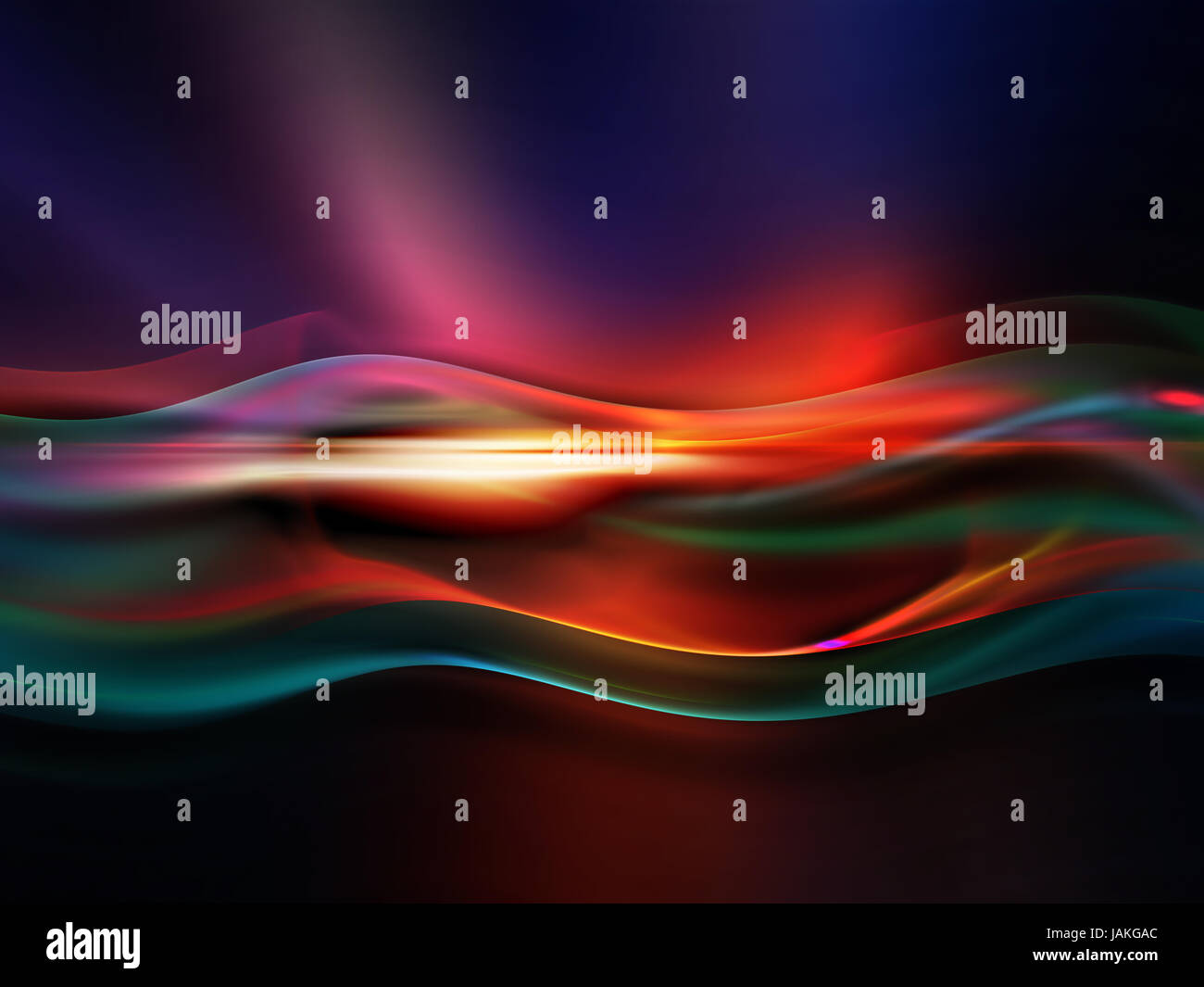 Fractal Wave series. Interplay of fractal sine waves and color on the ...