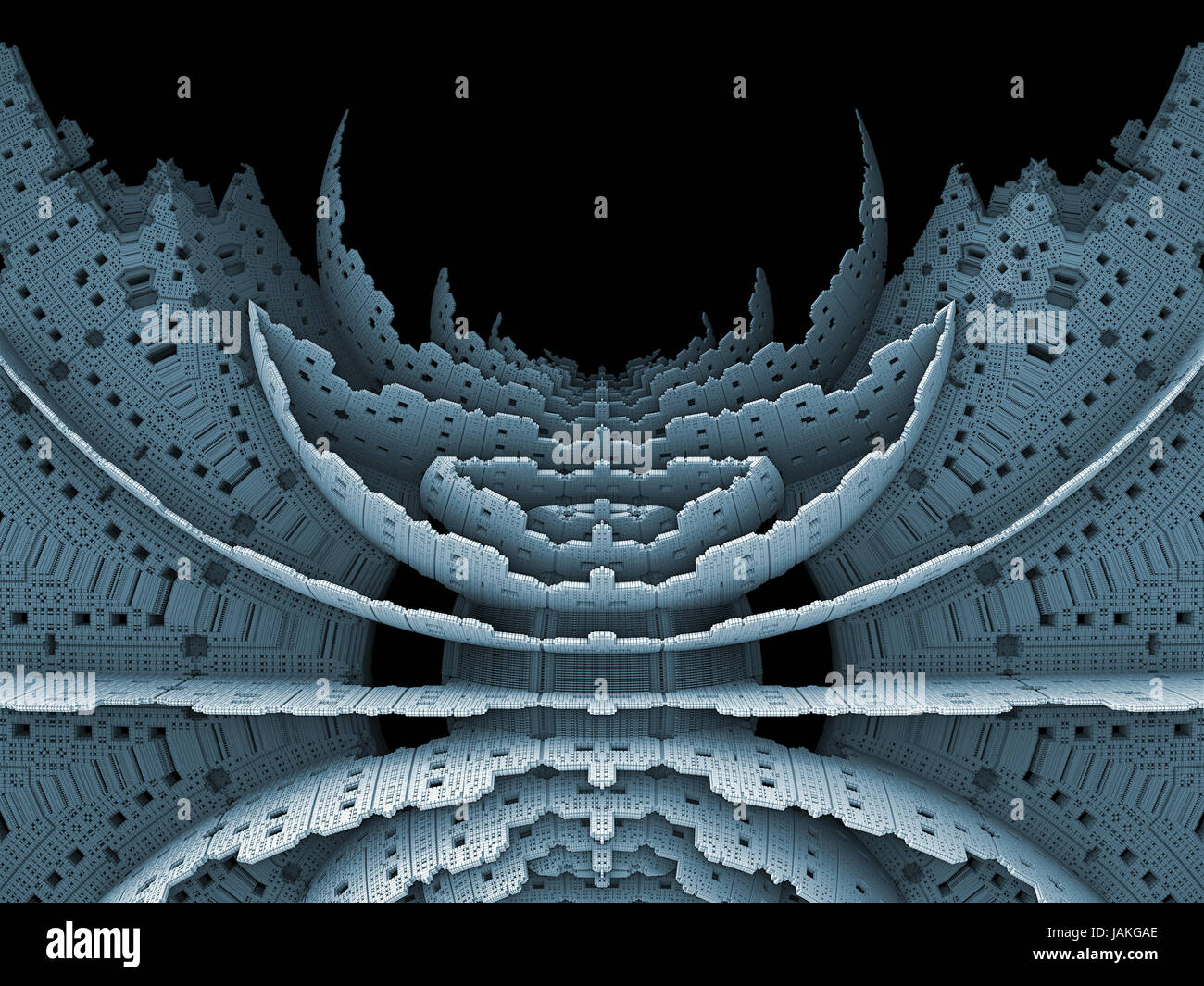 Fractal design element for use in projects on design, science and ...