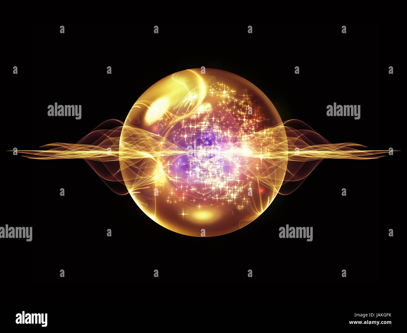 Wave Particle series. Composition of fractal spherical patterns and ...
