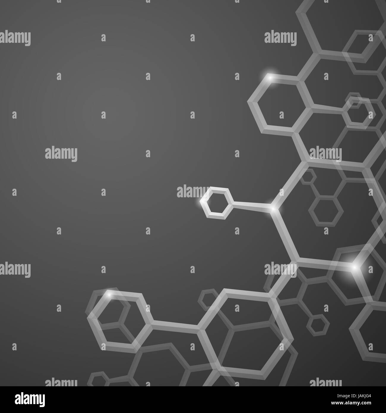 Molecule Abstract Background. Vector Illustration. Eps 10 Stock Photo ...