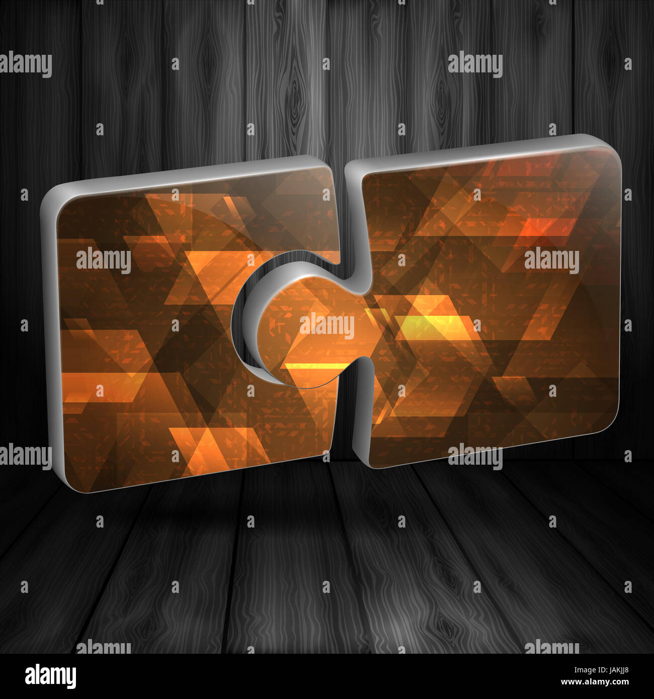Modern Puzzle Template. Vector Illustration. Eps 10 Stock Photo - Alamy
