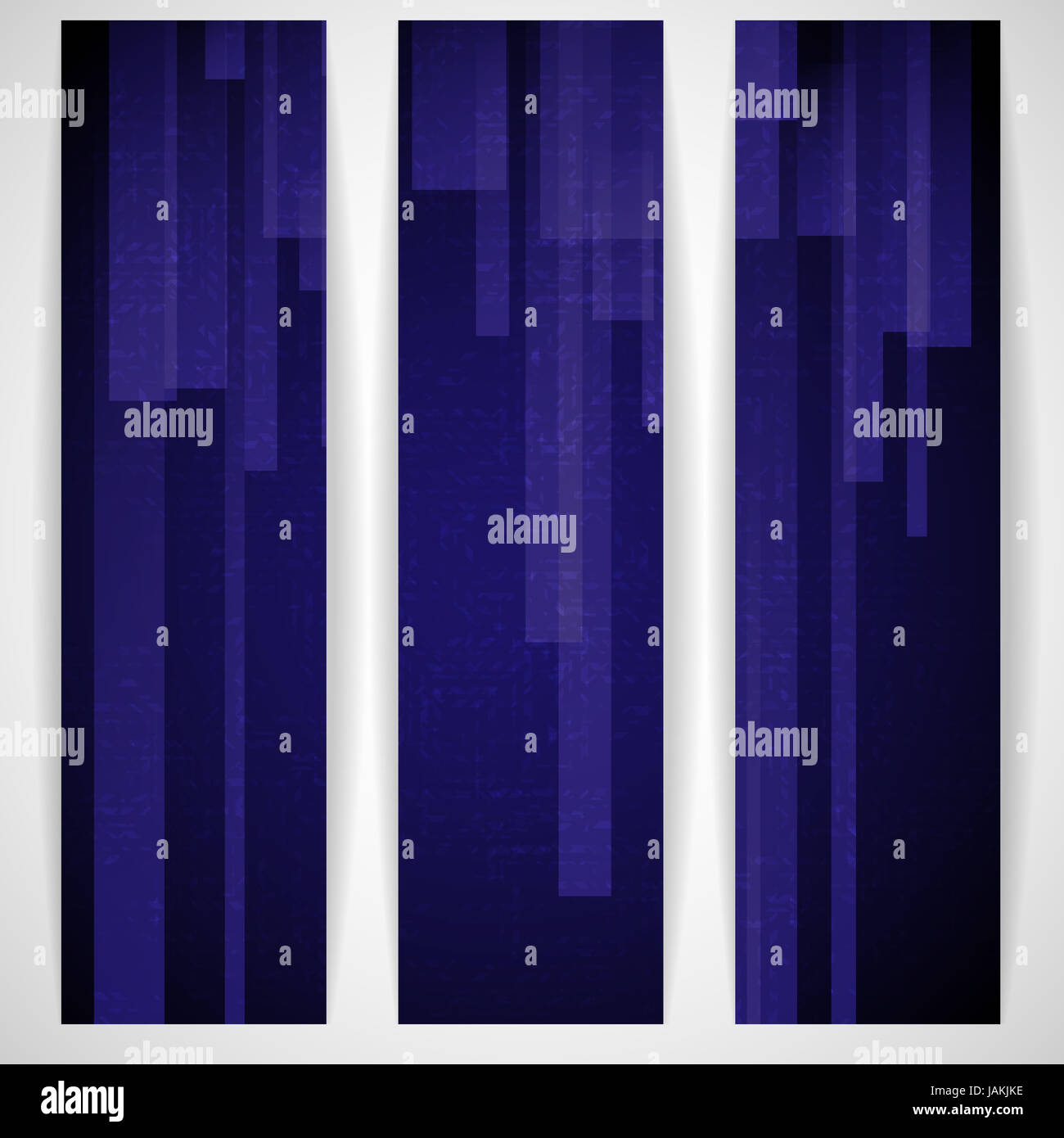 Abstract Blue Rectangle Shapes Banner. Vector Illustration. Eps 10 ...