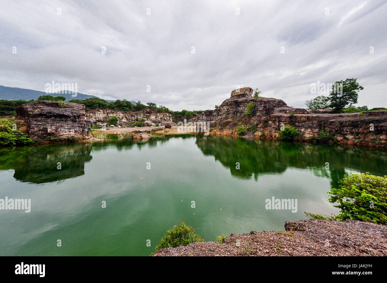 Ta Pa lake Stock Photo - Alamy
