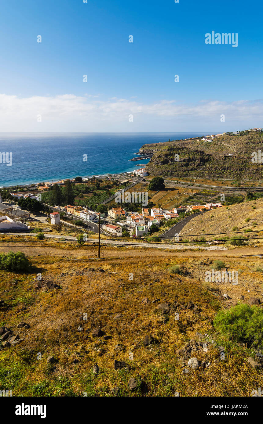 overlooking the bay of laguna de santiago Stock Photo - Alamy