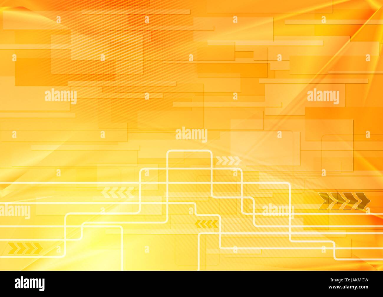 Bright yellow technology background Stock Photo - Alamy