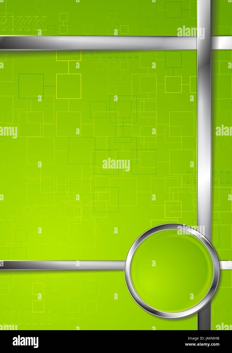 Bright green technology background Stock Photo - Alamy