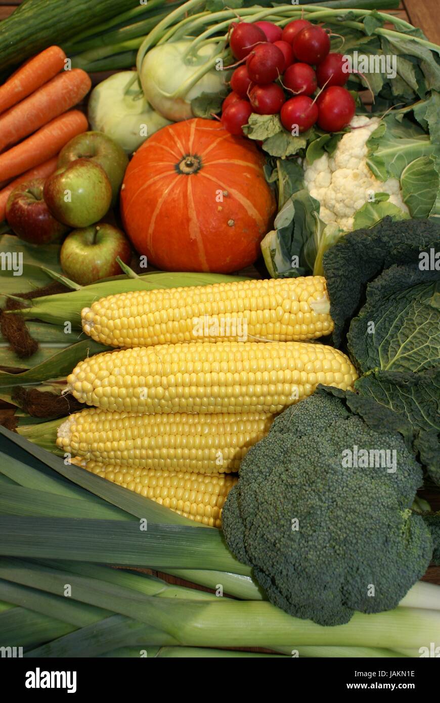 organic fruits & vegetables Stock Photo - Alamy