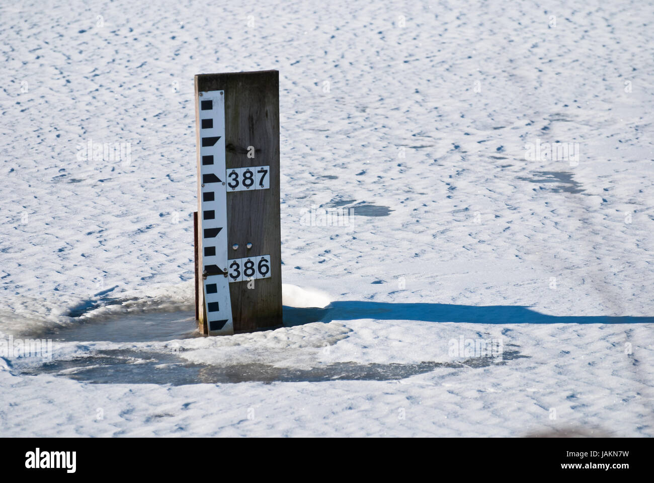 Water Depth Gauge Stock Photo - Alamy