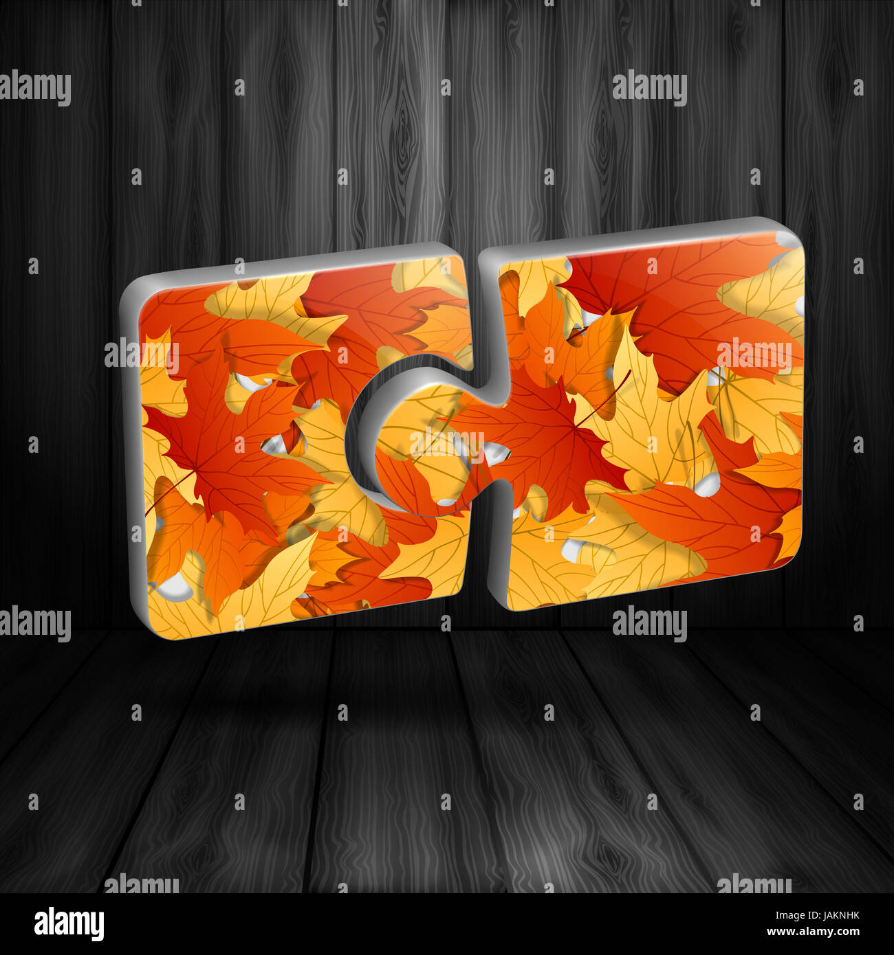 Modern Puzzle Template. Vector Illustration. Eps 10 Stock Photo - Alamy