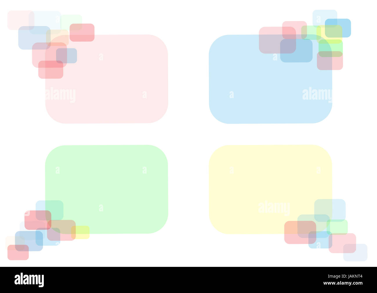 The rounded rectangular eps10 color background for text Stock Photo - Alamy