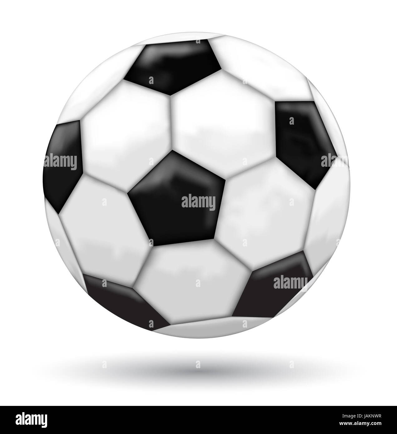 Classic mesh soccer ball isolated on the white background Stock Photo ...