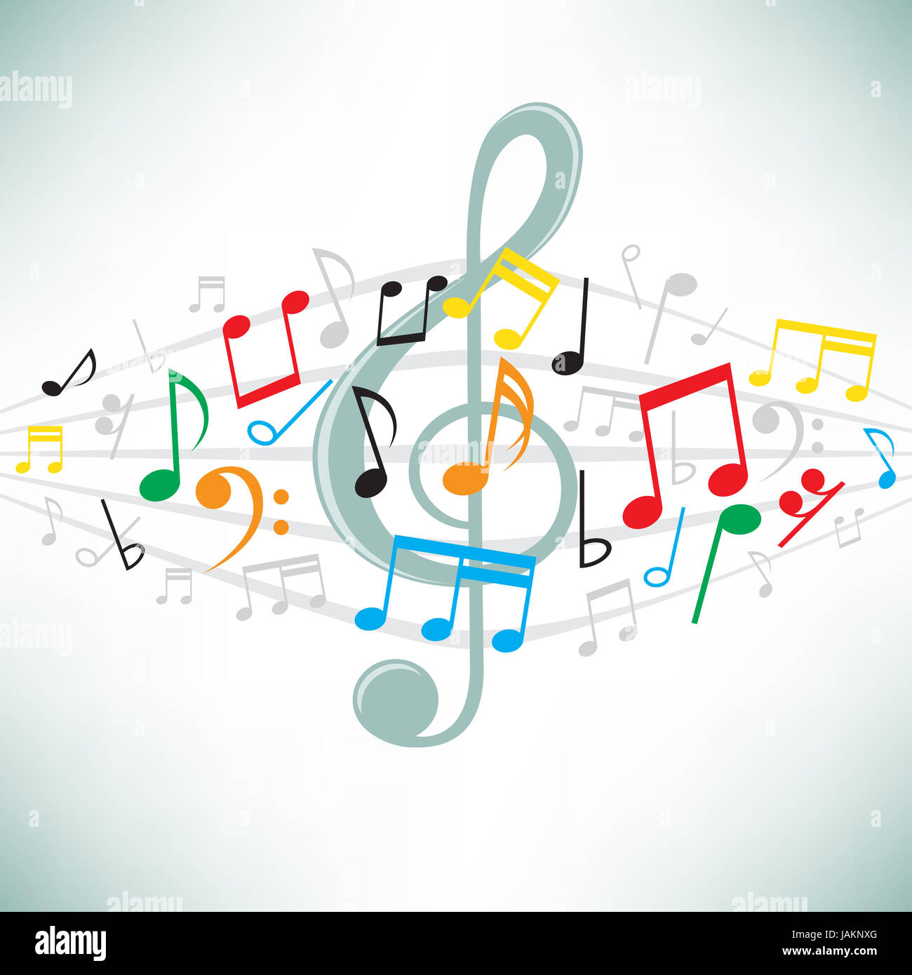 The classical music notes vector background Stock Photo - Alamy