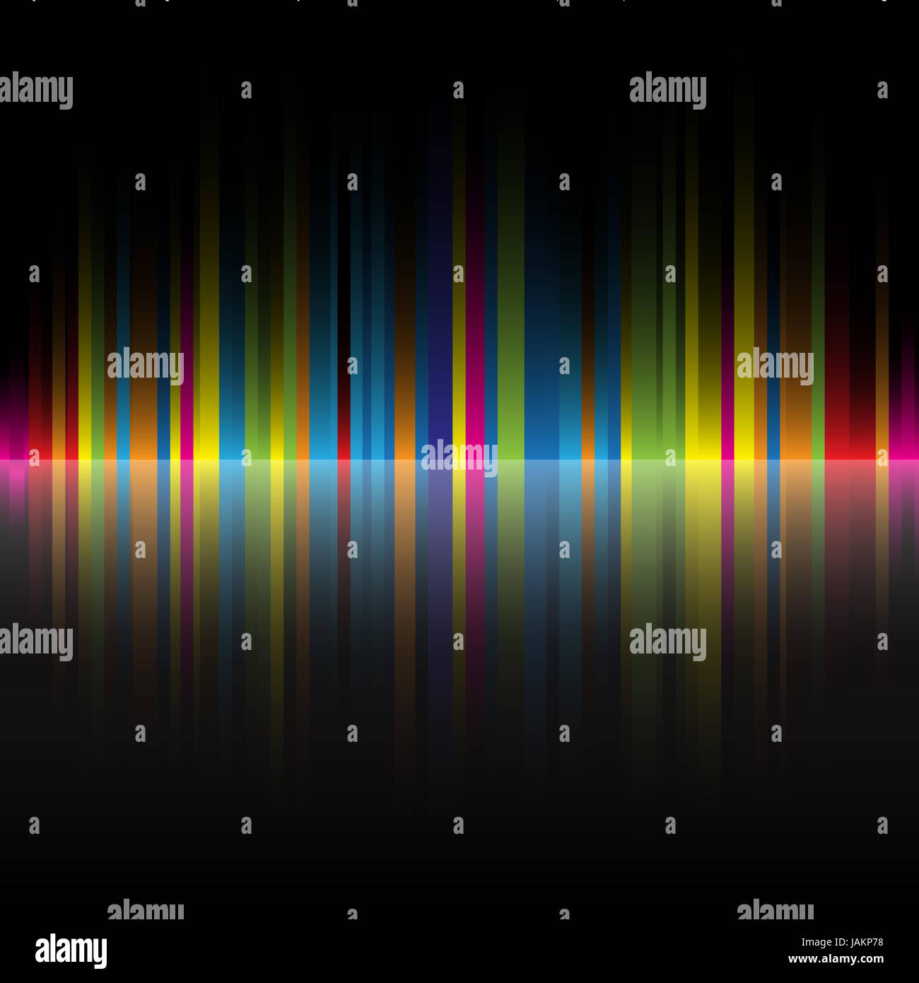 The beautiful gradient rainbow colors black background for design Stock ...