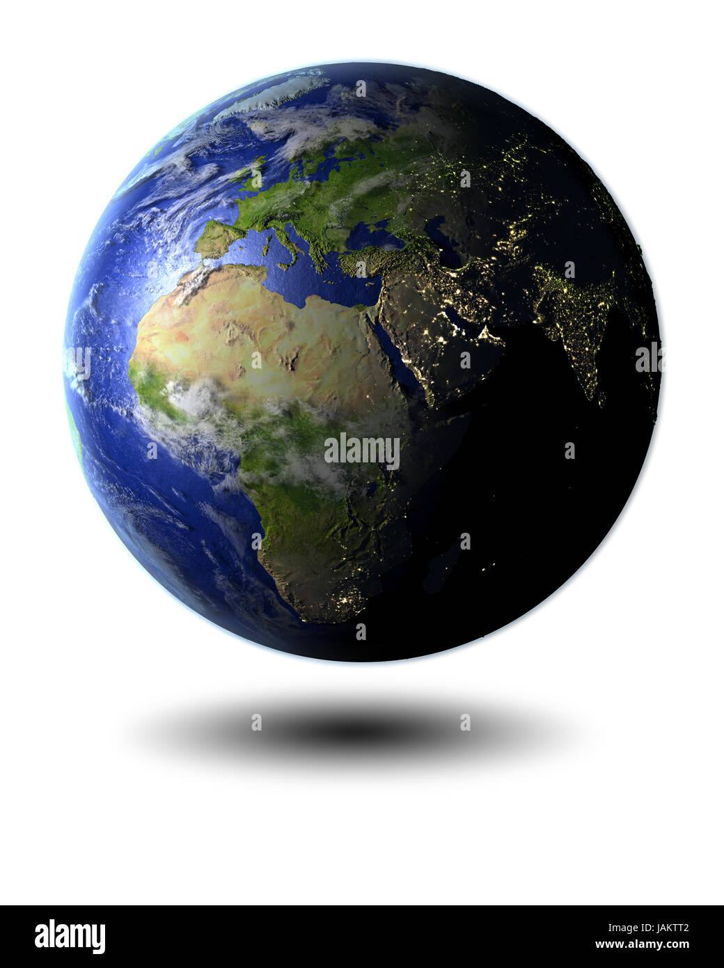 Emea map illustration Cut Out Stock Images & Pictures - Alamy