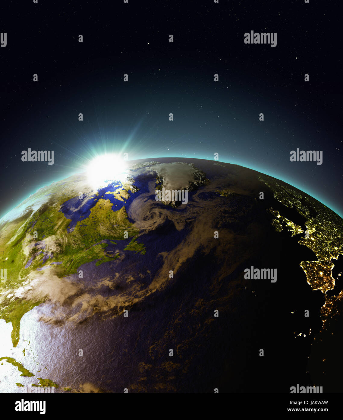 Emea map illustration hi-res stock photography and images - Alamy