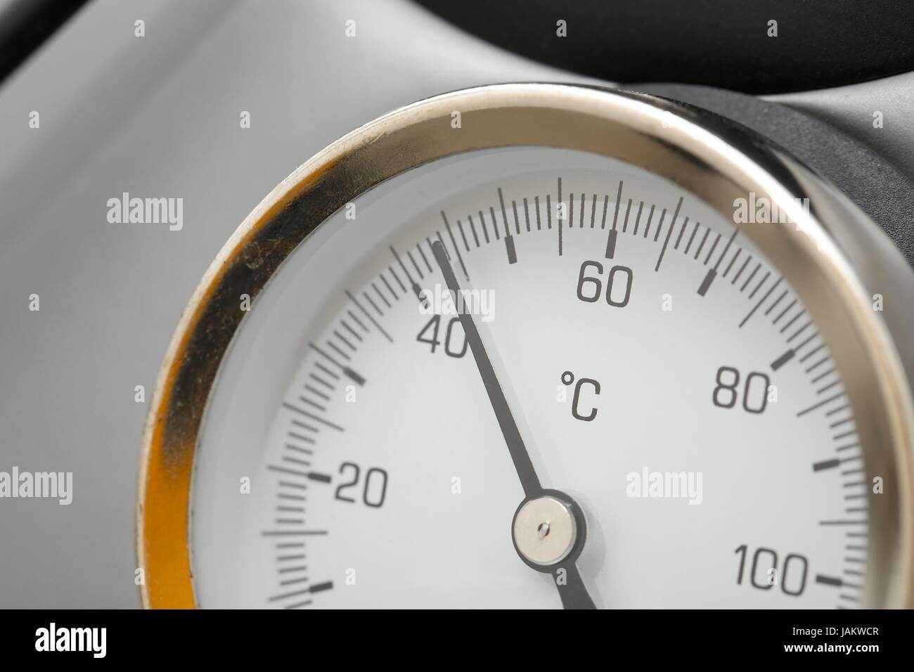 Thermometer on a water boiler Stock Photo - Alamy