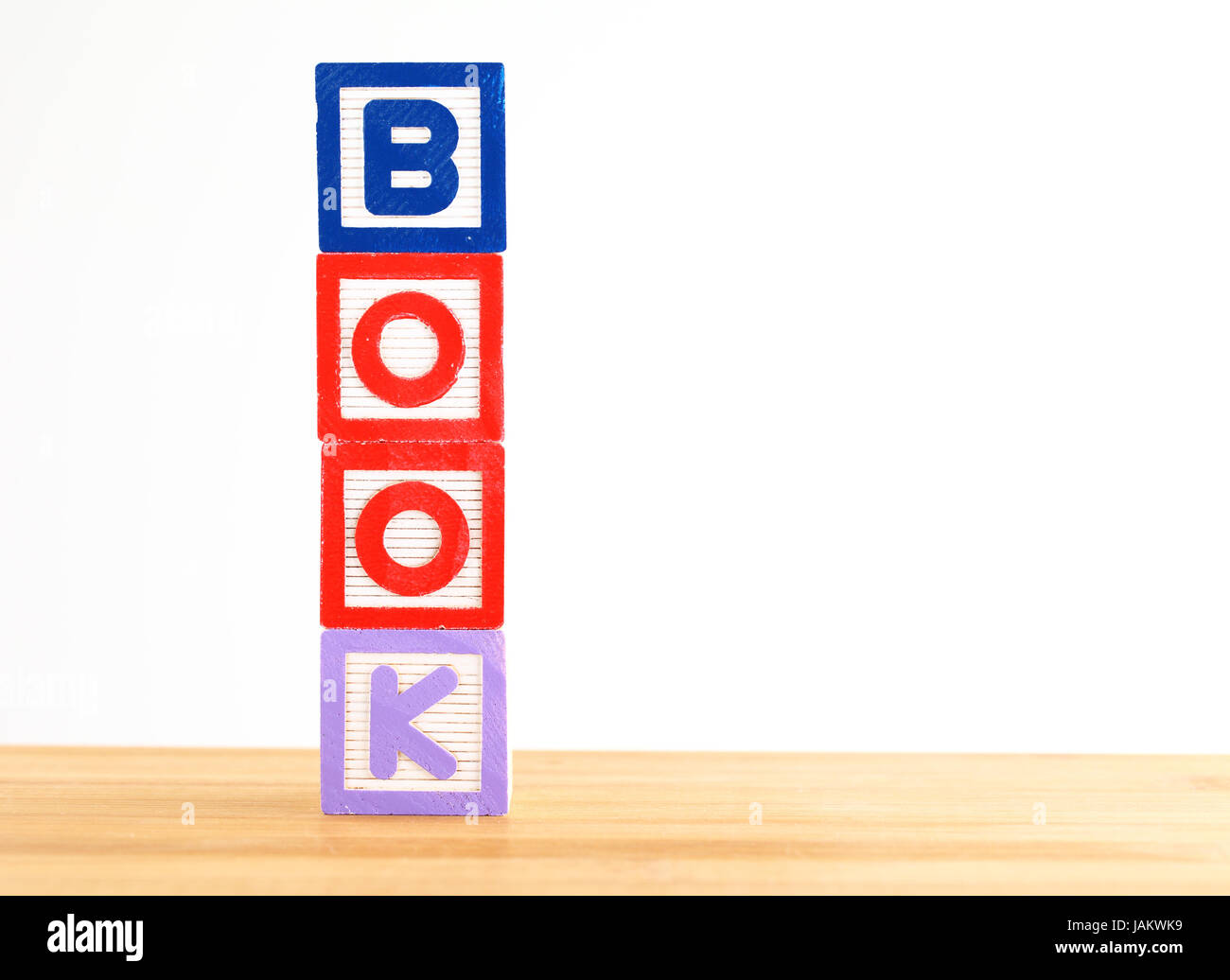 Toy Blocks form BOOK Stock Photo - Alamy