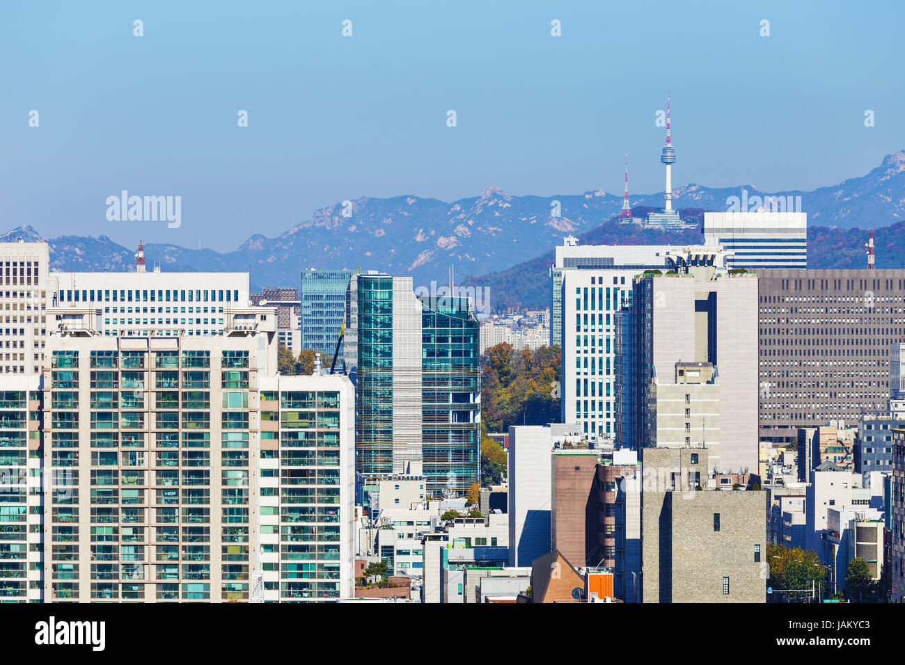 Seoul cityscape in South of Korea Stock Photo - Alamy