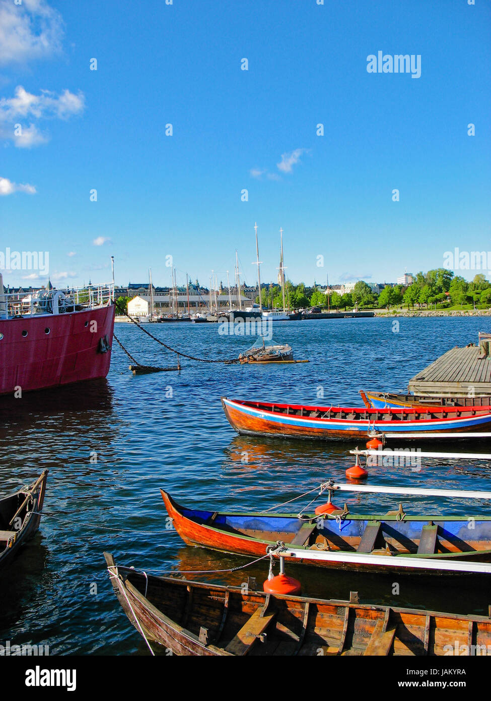 sailboat rowing boat Stock Photo - Alamy