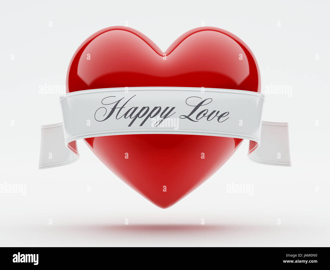 Heart Isolated on white background Stock Photo - Alamy