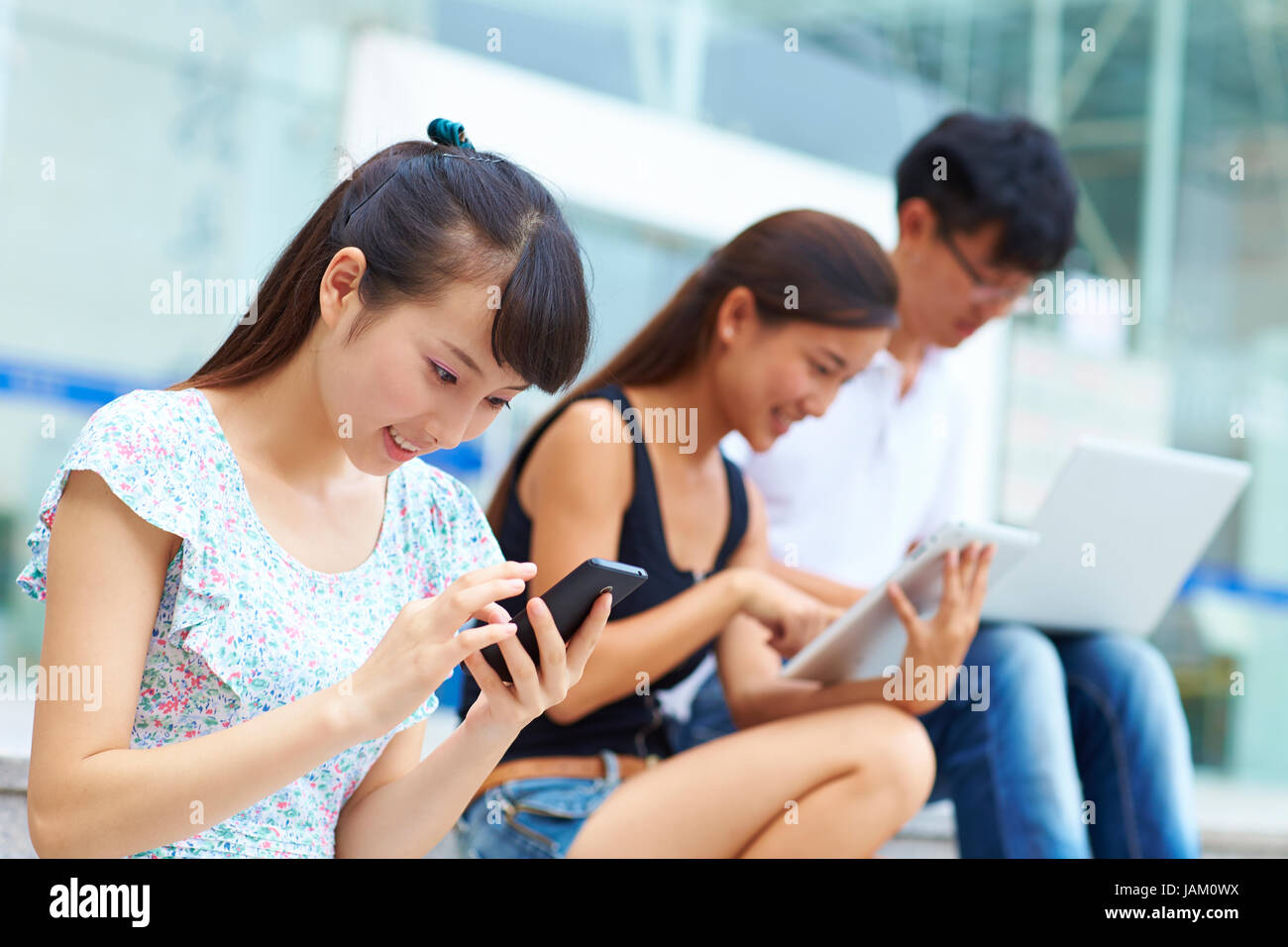 Asian technology student hi-res stock photography and images - Alamy