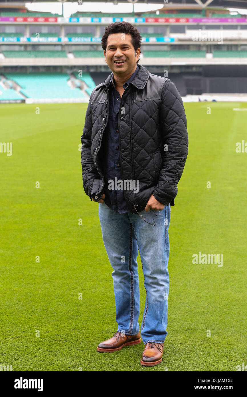 Photocall with the legendary cricketer, Sachin Tendulkar at Kia Oval ...