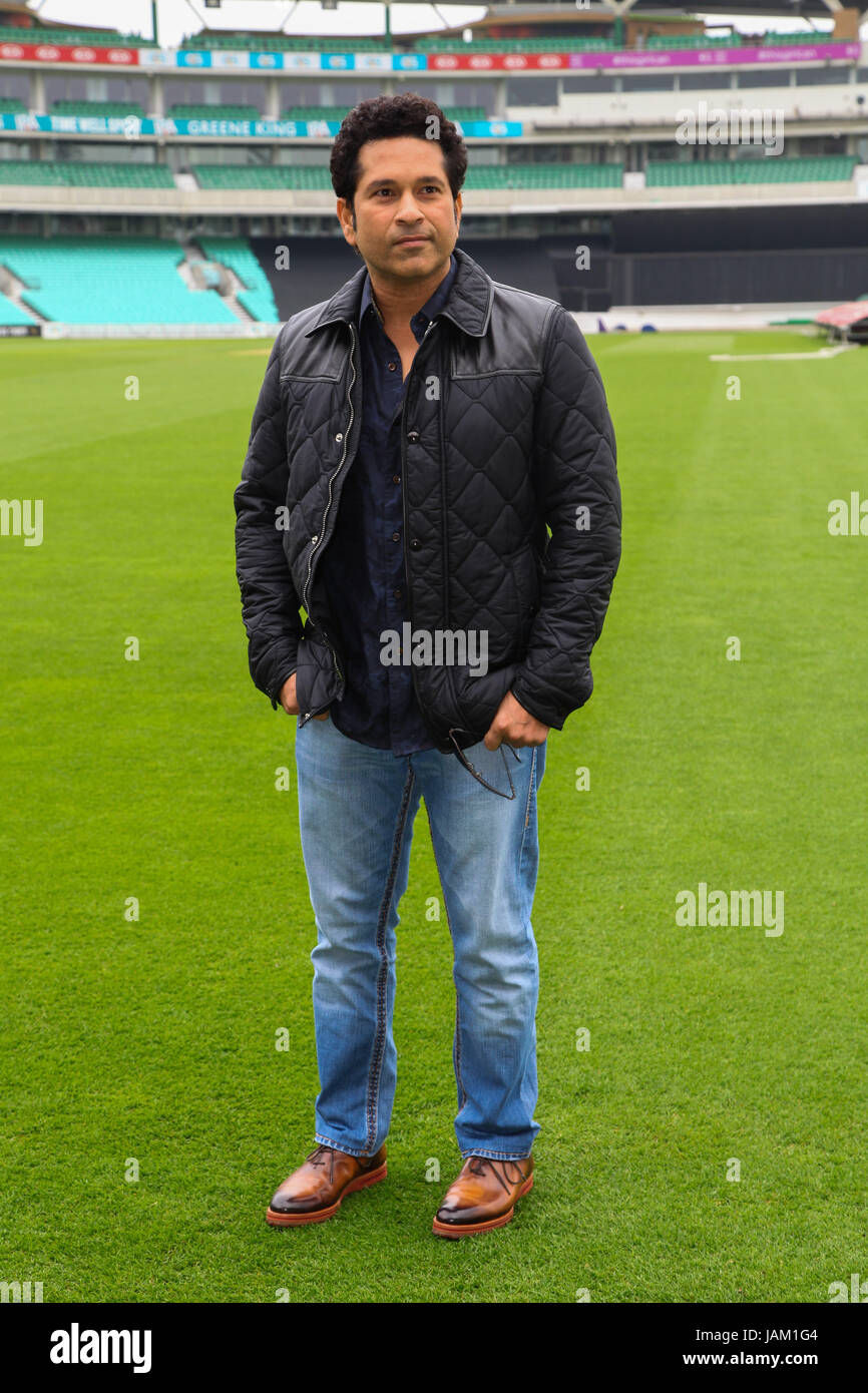 Photocall with the legendary cricketer, Sachin Tendulkar at Kia Oval ...