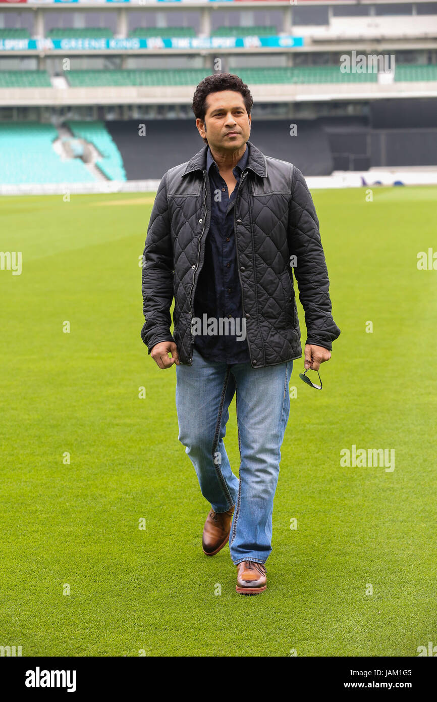 Photocall with the legendary cricketer, Sachin Tendulkar at Kia Oval ...
