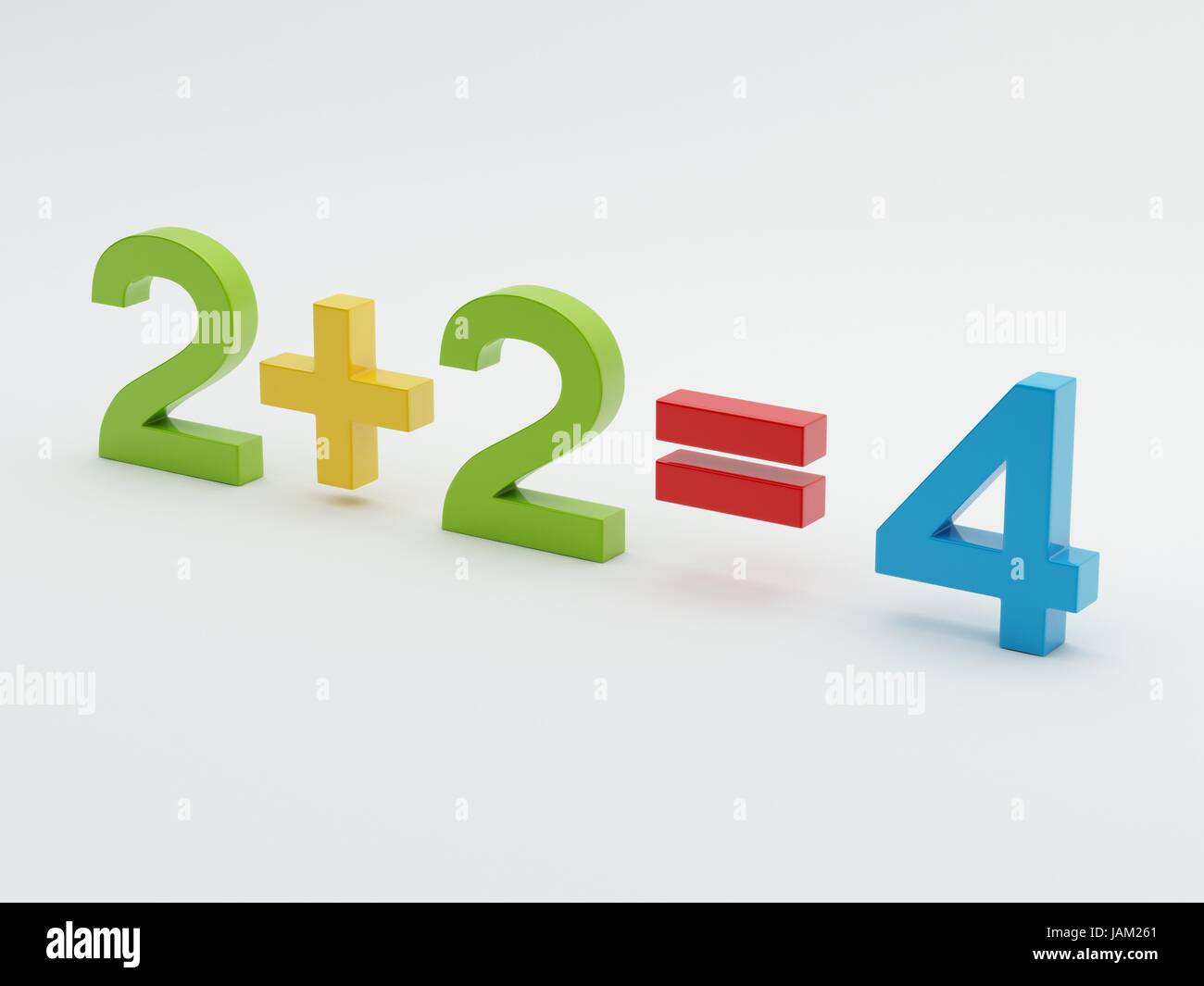 Maths Numbers isolated on white background Stock Photo - Alamy