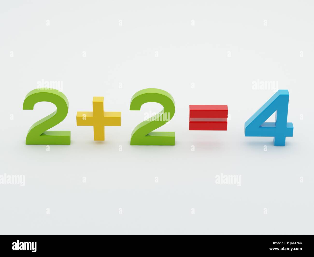 Maths Numbers isolated on white background Stock Photo - Alamy