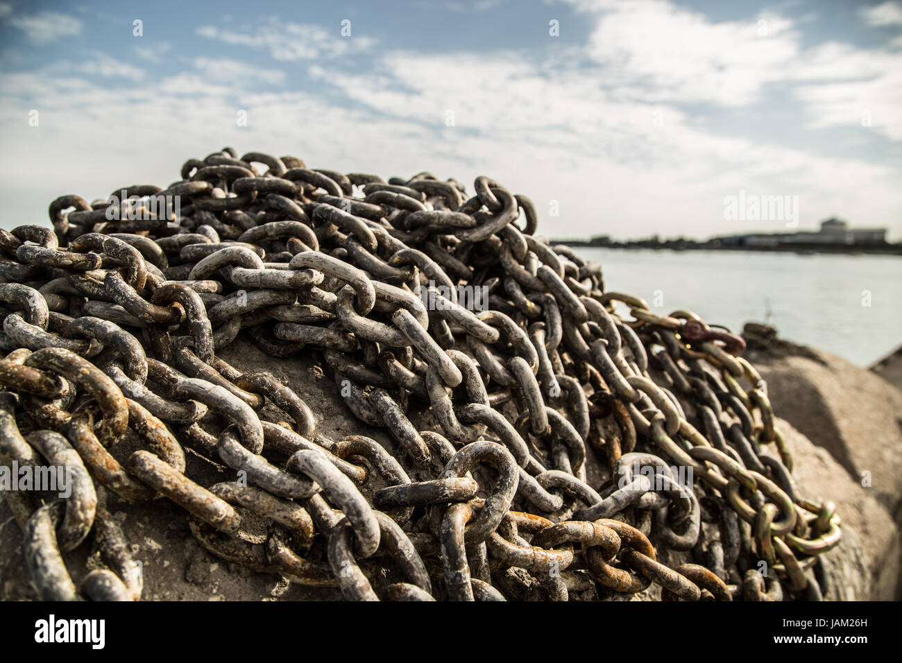 Chicago - Chains Stock Photo - Alamy