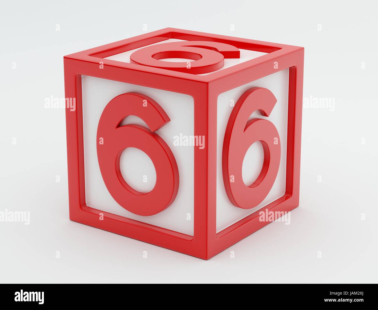 Box Number Toy isolated on white background Stock Photo - Alamy